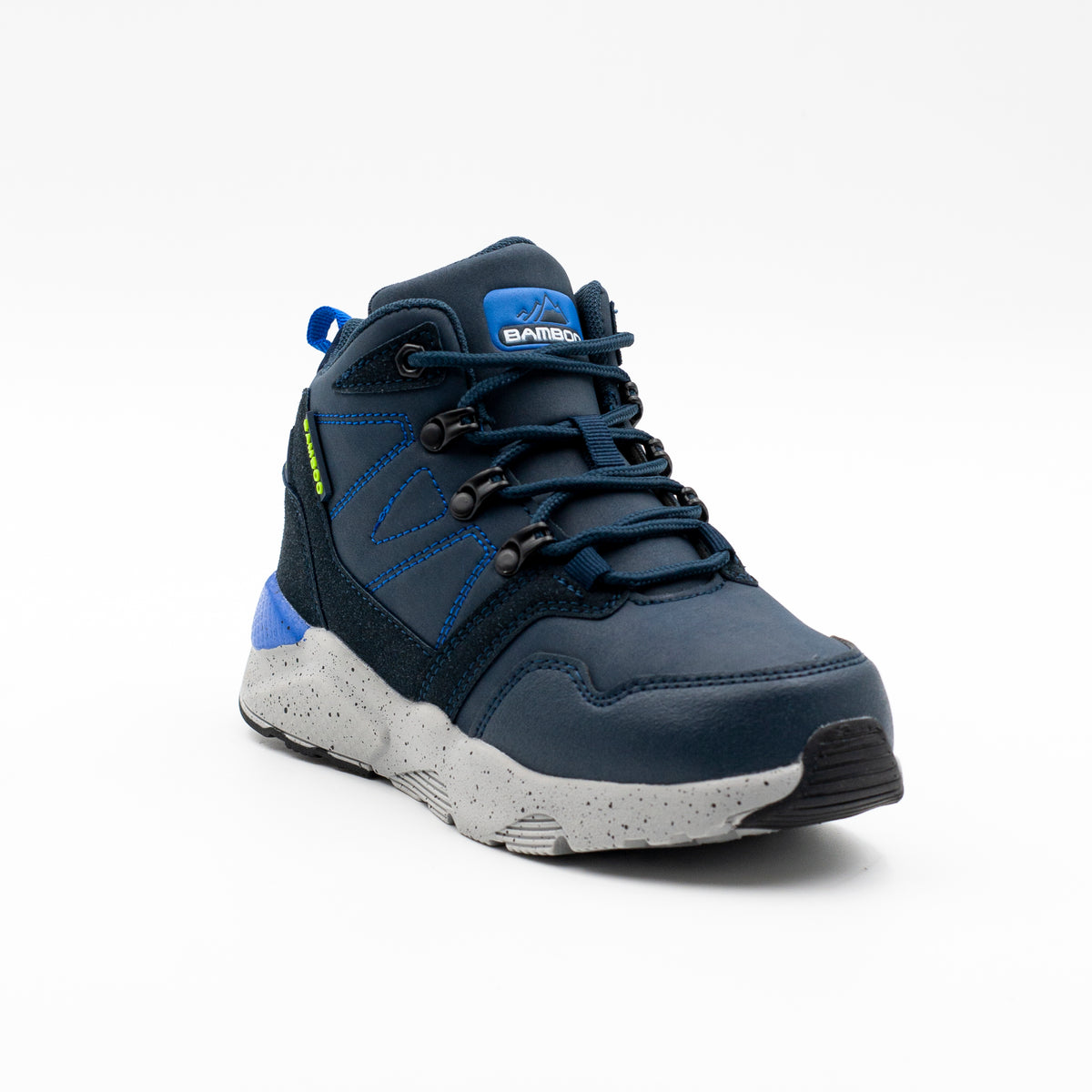 Bamboo Zapatilla nino urbana con cordon color azul – Zapateria Las 3 BBB